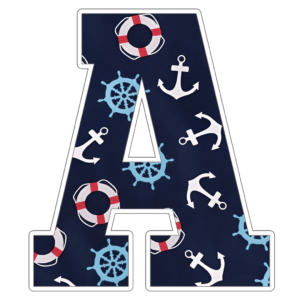 Nautical Alphabet Letters png - MR ALPHABETS
