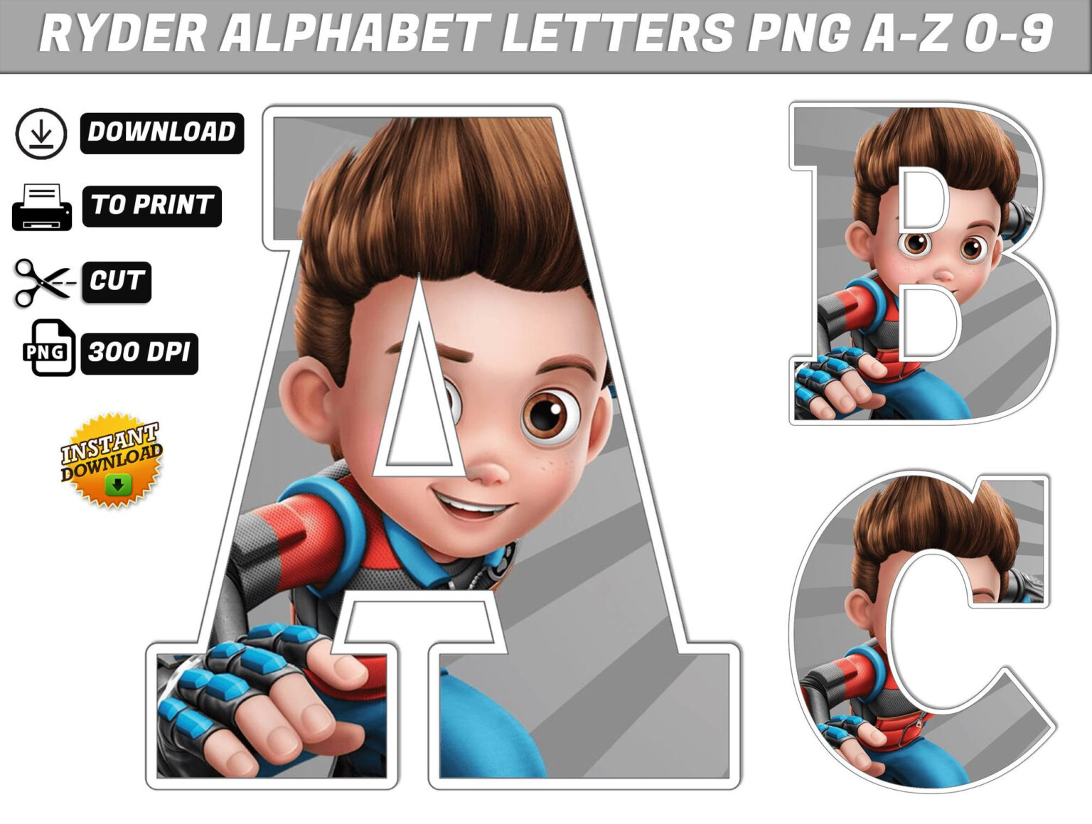 Skye Alphabet Letters png - MR ALPHABETS