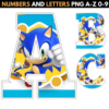 Sonic Alphabet Letters png - MR ALPHABETS