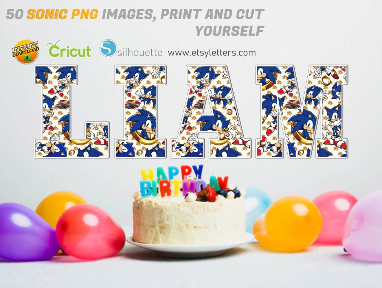 Sonic Alphabet Letters png - MR ALPHABETS