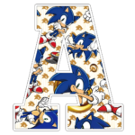 Sonic Alphabet Letters png - MR ALPHABETS