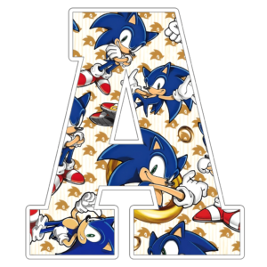 Sonic Alphabet Letters png - MR ALPHABETS
