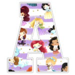 Little Princess Alphabet Letters png - MR ALPHABETS