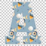 Space Alphabet Letters png 1 - MR ALPHABETS