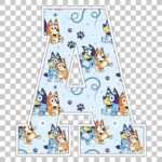Bluey Alphabet Letters png 2 - MR ALPHABETS