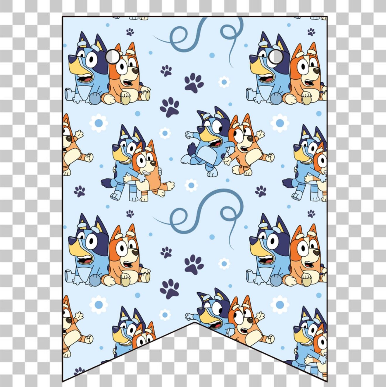 Bluey Alphabet Letters png 2 - MR ALPHABETS