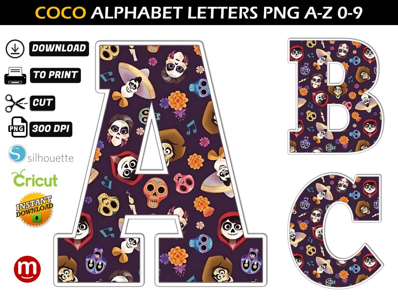 Encanto Alphabet Letters png 3 - MR ALPHABETS