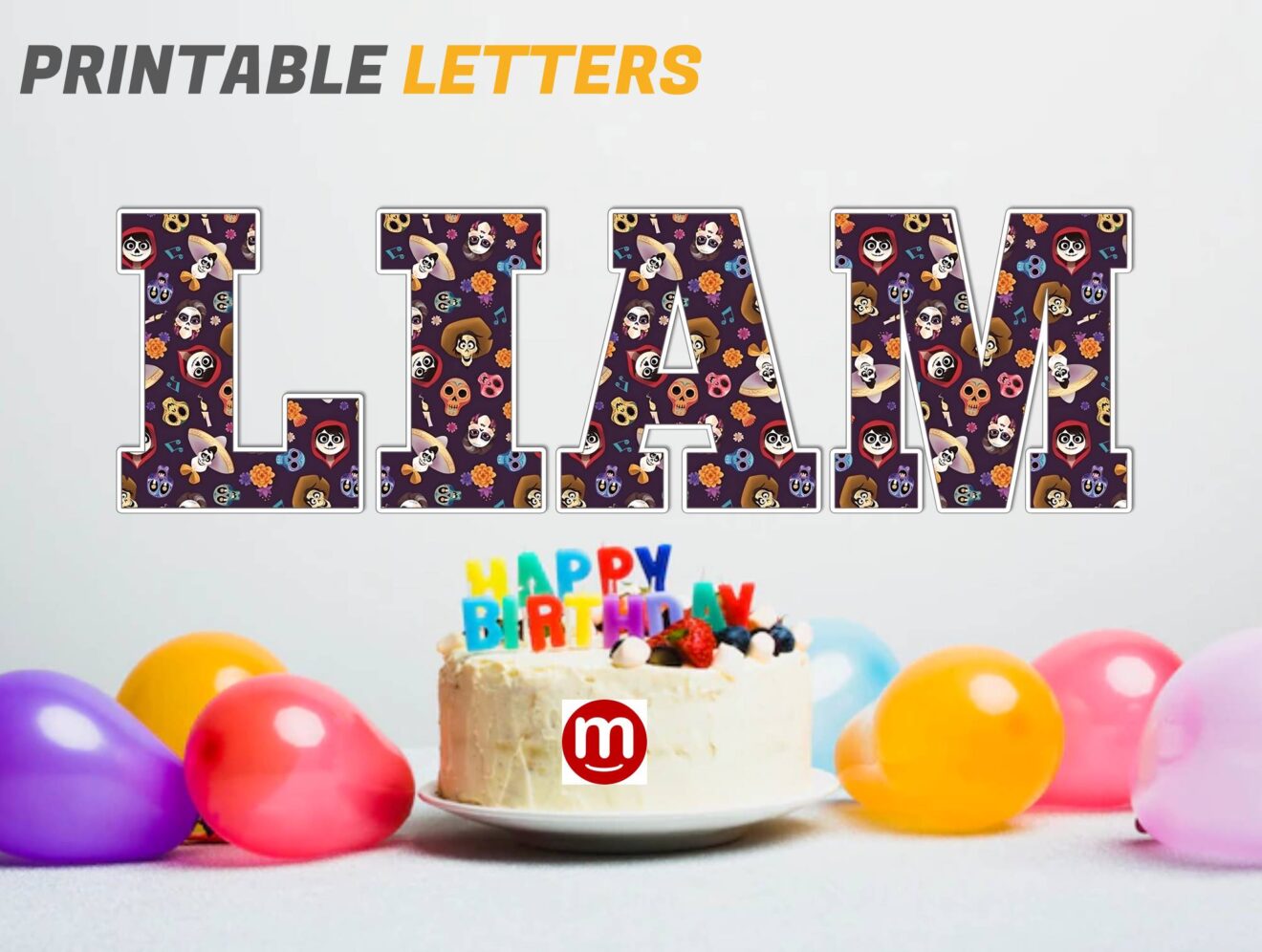 Coco Alphabet Letters png - MR ALPHABETS