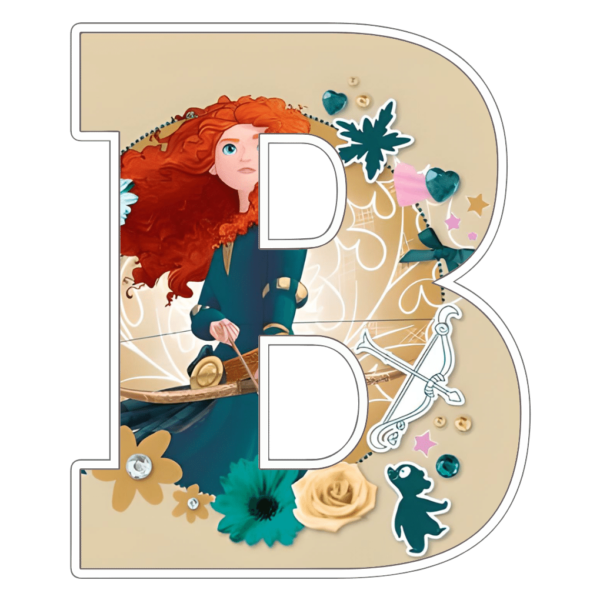 Sample Princess Alphabet - MR ALPHABETS