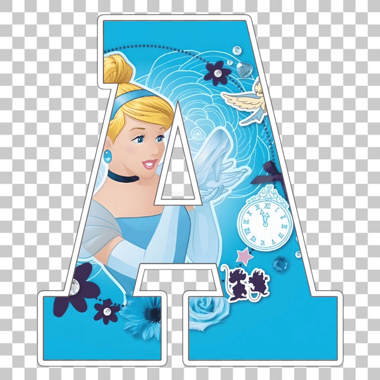 Pack - Princess Alphabet Letters - MR ALPHABETS