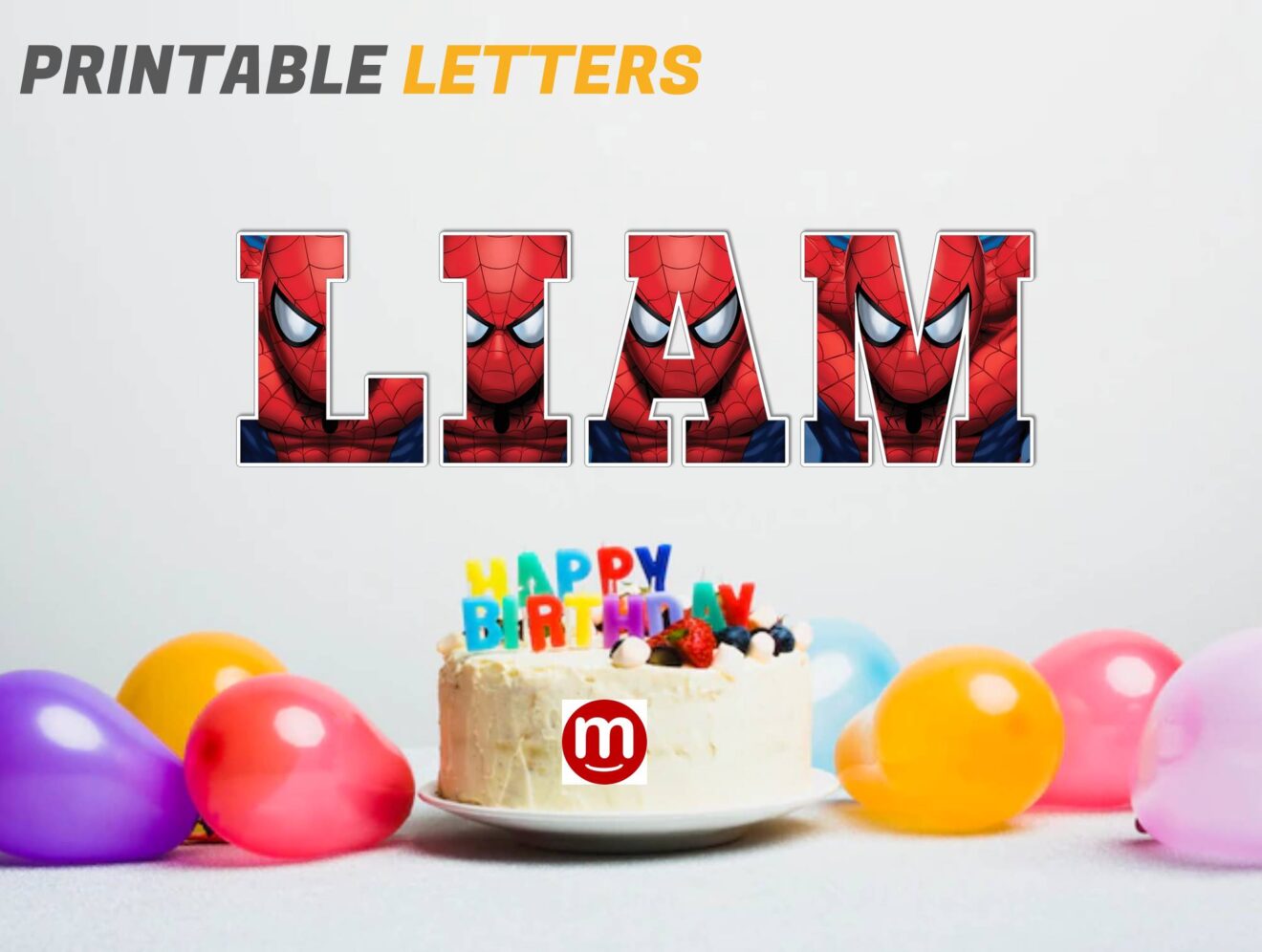 Spiderman Alphabet Letters png 4 - MR ALPHABETS