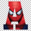 Spiderman Alphabet Letters png 4 - MR ALPHABETS