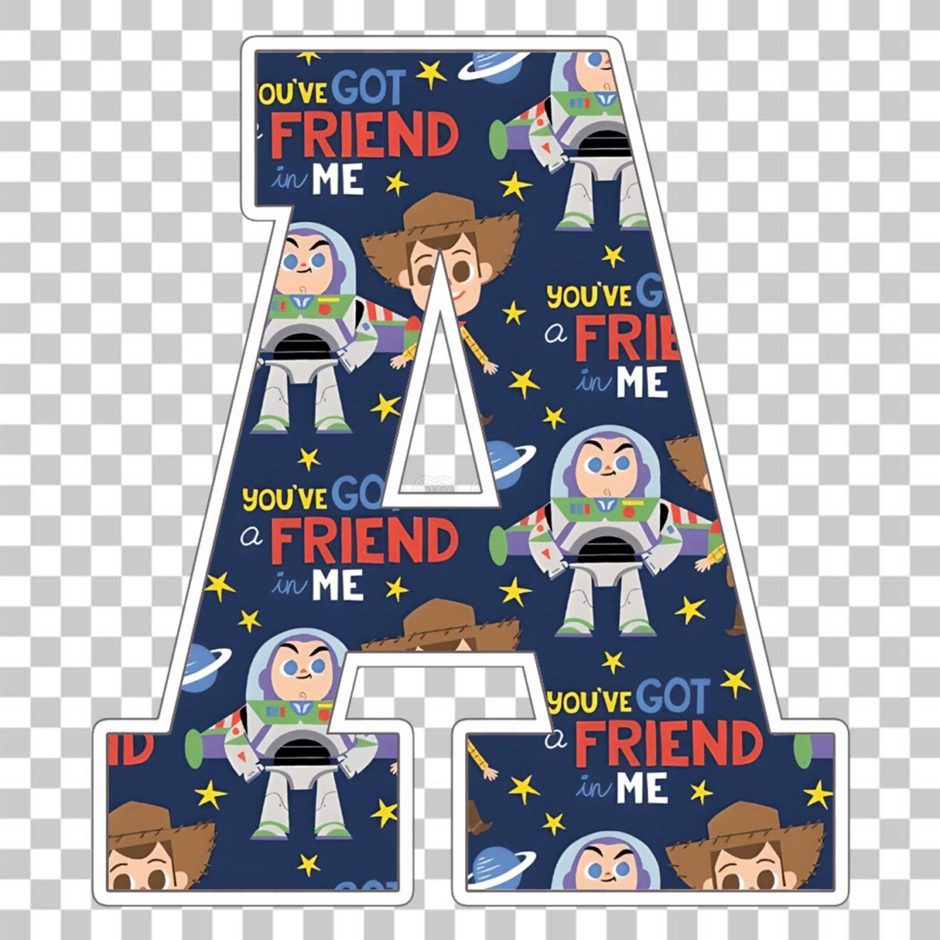 Toy Story Alphabet Letters png 3 - MR ALPHABETS