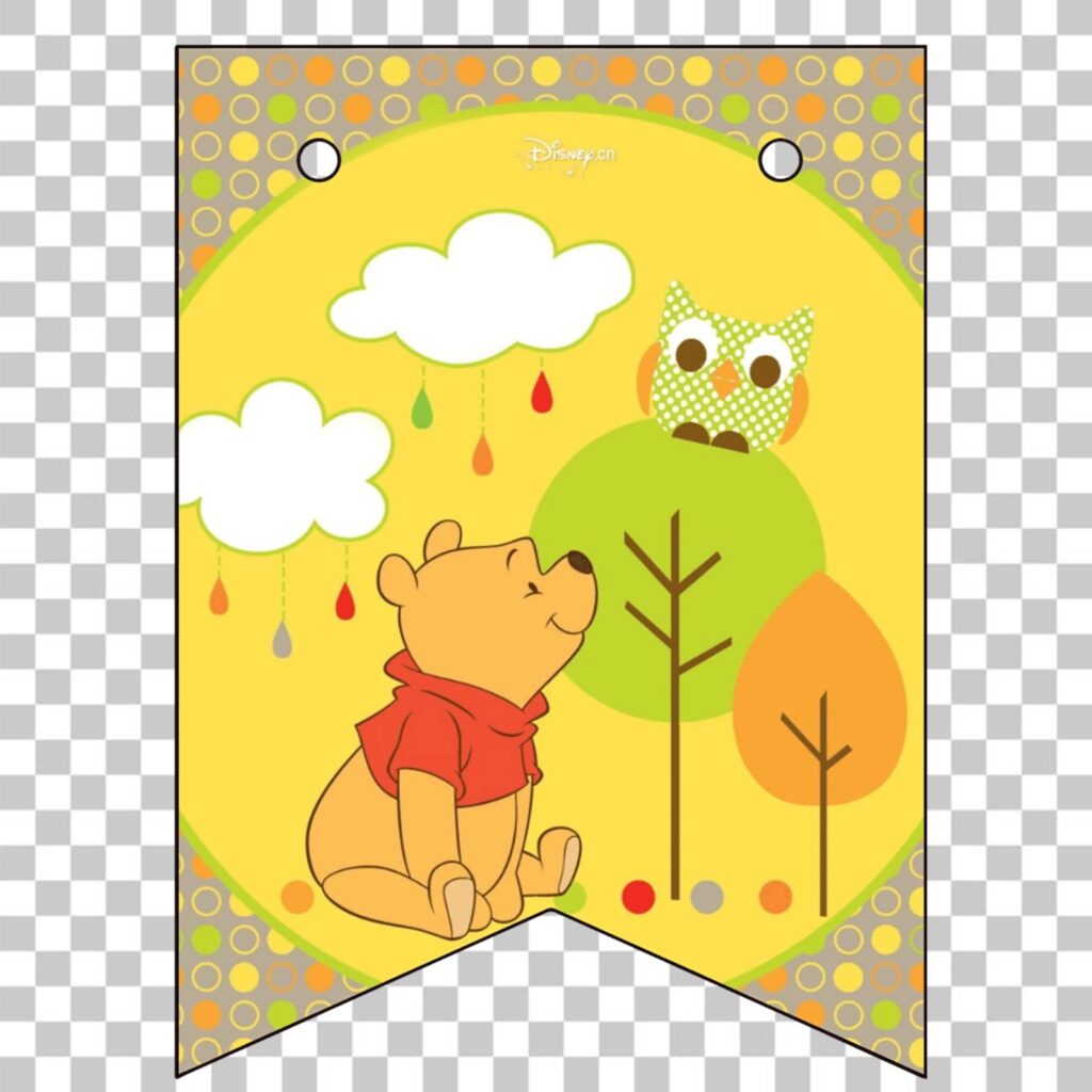Winnie The Pooh Alphabet Letters png 2 - MR ALPHABETS