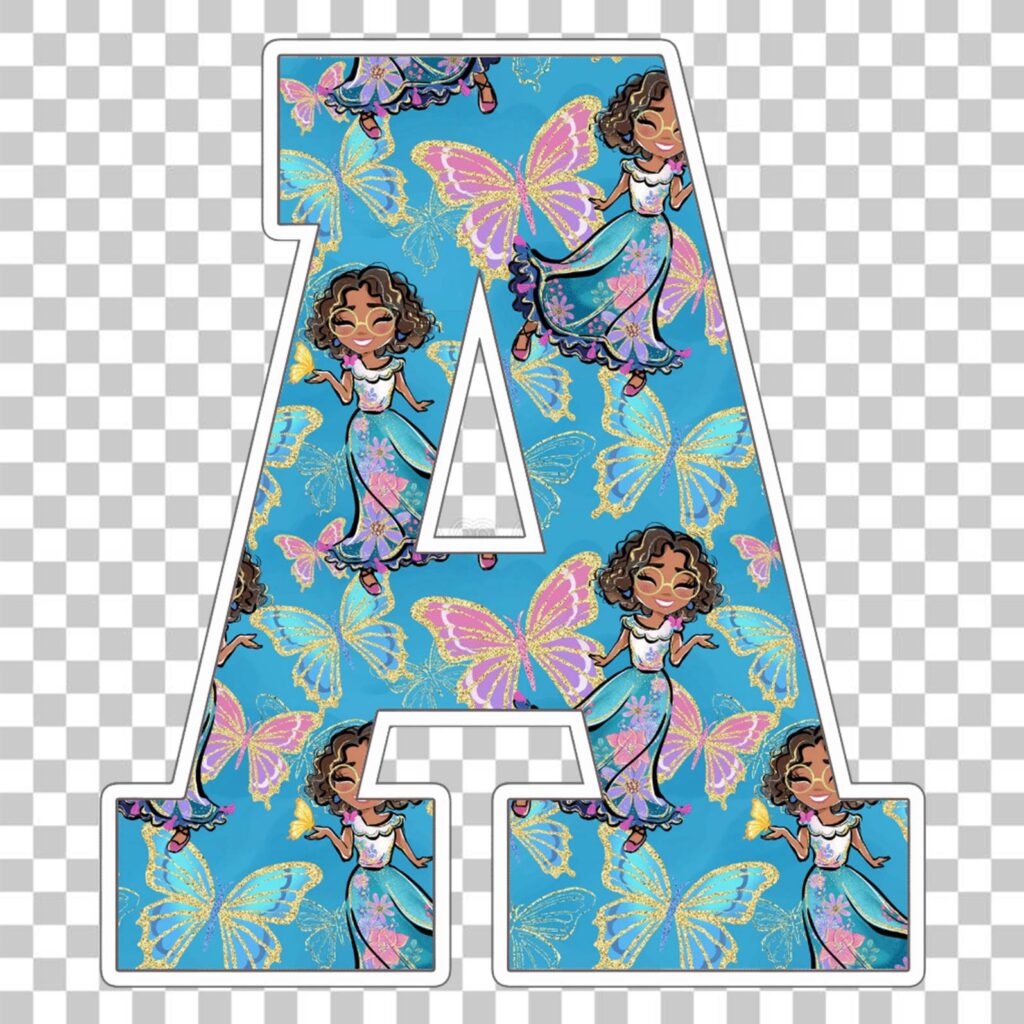 Encanto Alphabet Letters png - MR ALPHABETS