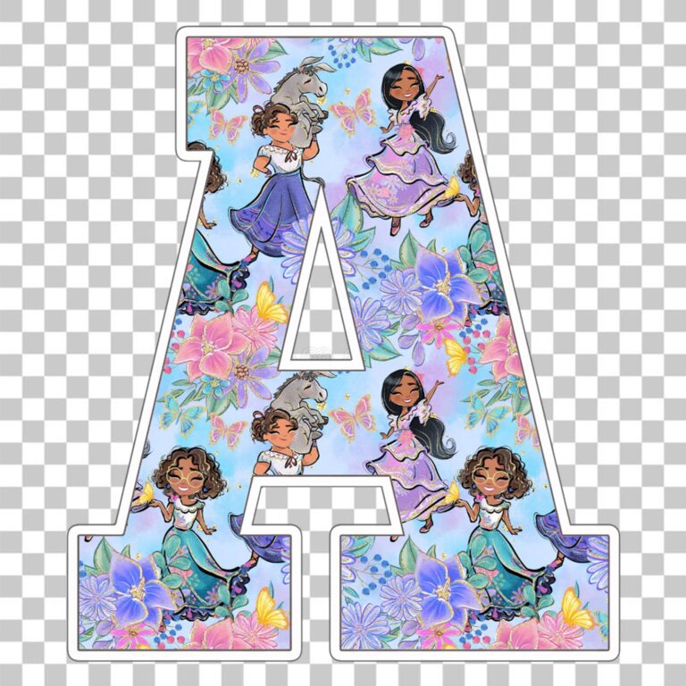 Encanto Alphabet Letters png 4 - MR ALPHABETS