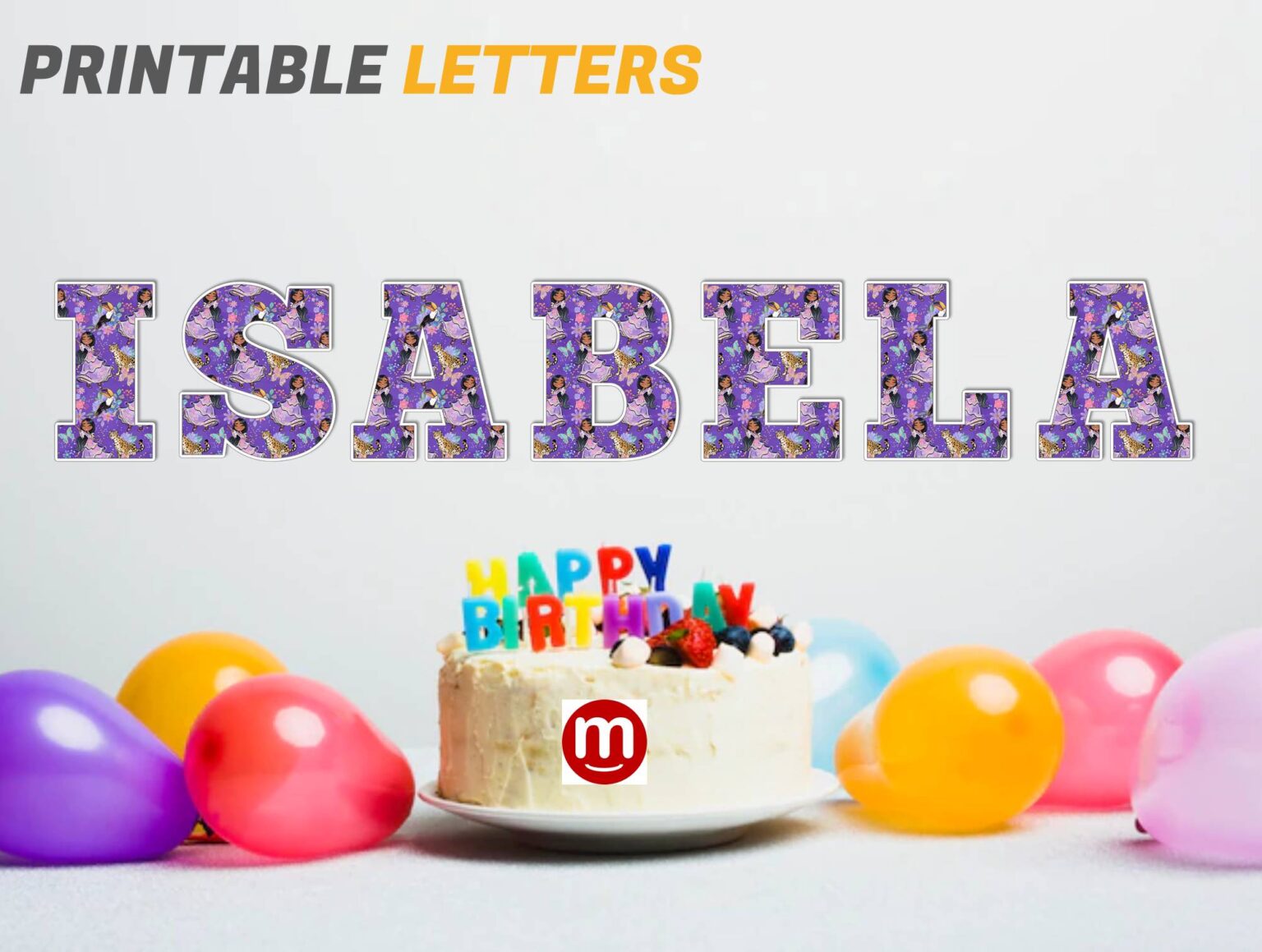 Encanto Alphabet Letters png 3 - MR ALPHABETS