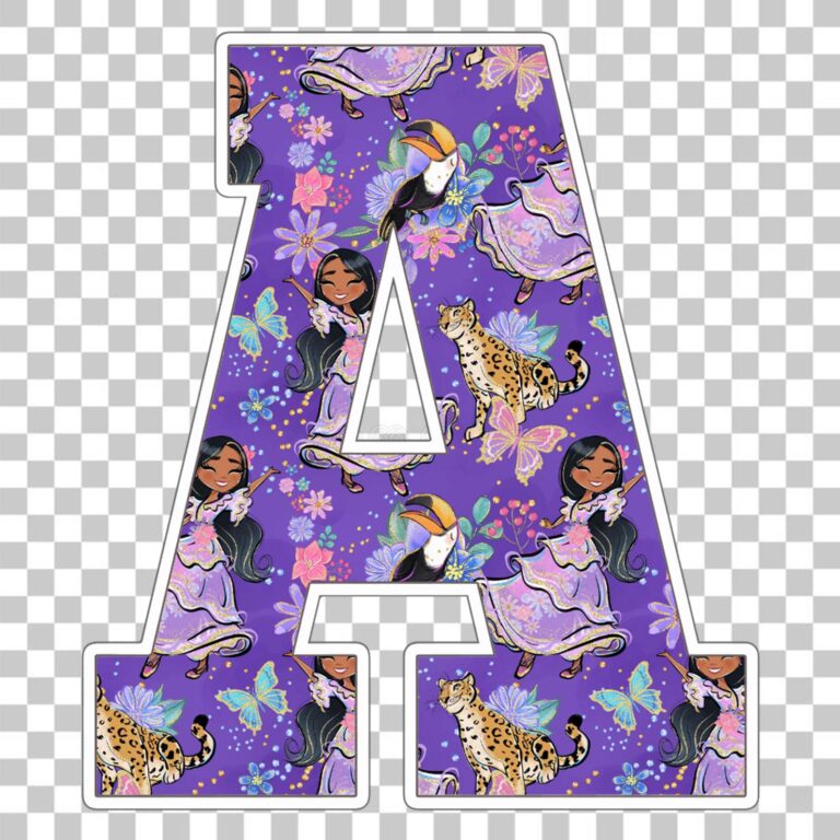 Encanto Alphabet Letters png 3 - MR ALPHABETS