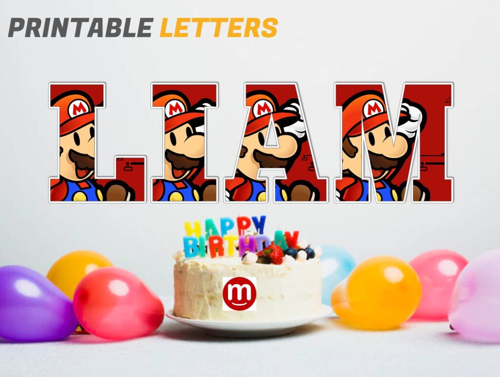 Super Mario Alphabet Letters png - MR ALPHABETS