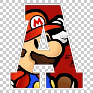 Super Mario Alphabet Letters png - MR ALPHABETS