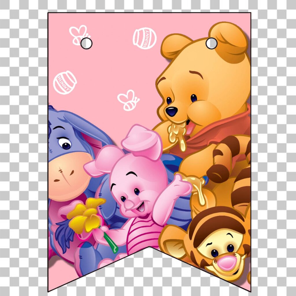 Winnie The Pooh Alphabet Letters png 3 - MR ALPHABETS