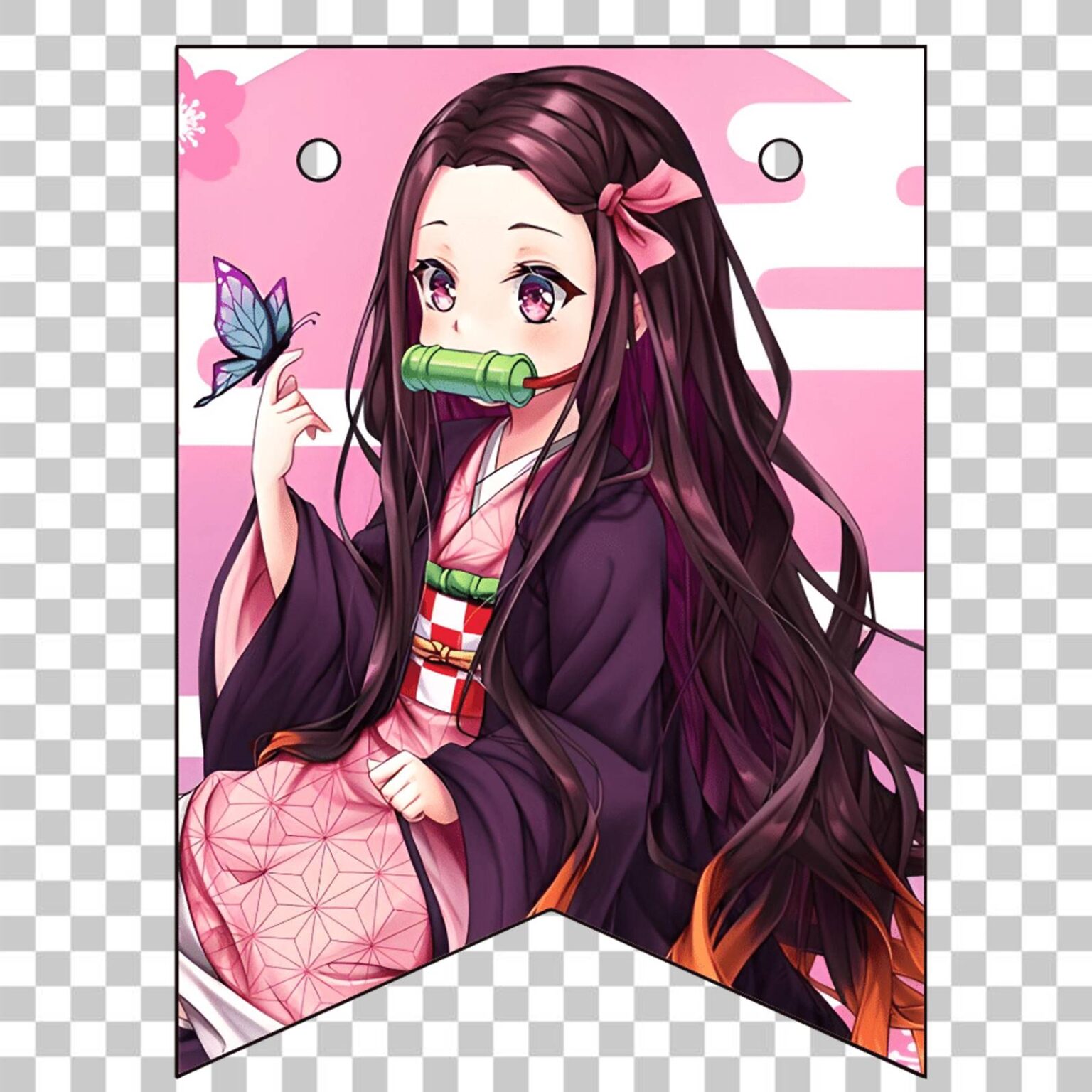 Nezuko Alphabet Letters png - MR ALPHABETS