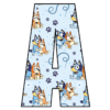 Bluey Alphabet Letters png Font B - MR ALPHABETS