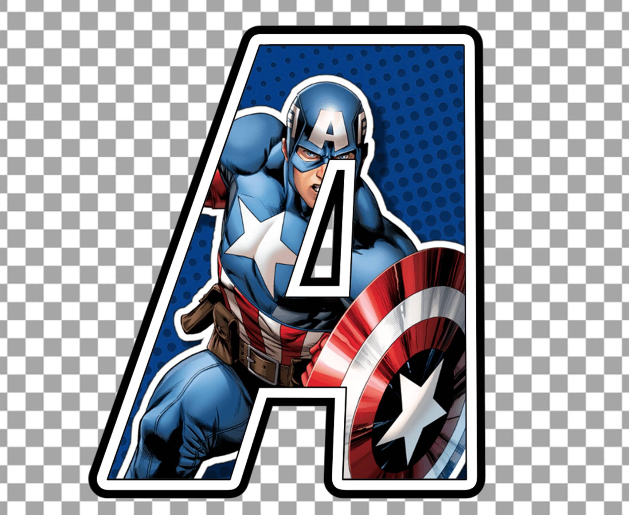 400 IMAGES - 10 Superhero Alphabets Different Backgrounds Png - MR ...