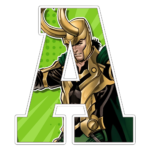 Loki Alphabet Letters png - MR ALPHABETS