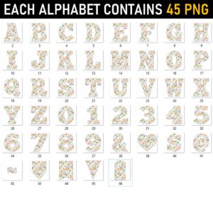 Safari Alphabet Letters png 4 - MR ALPHABETS