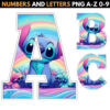 Stitch Alphabet Letters png - MR ALPHABETS