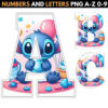 Stitch Alphabet Letters png - MR ALPHABETS