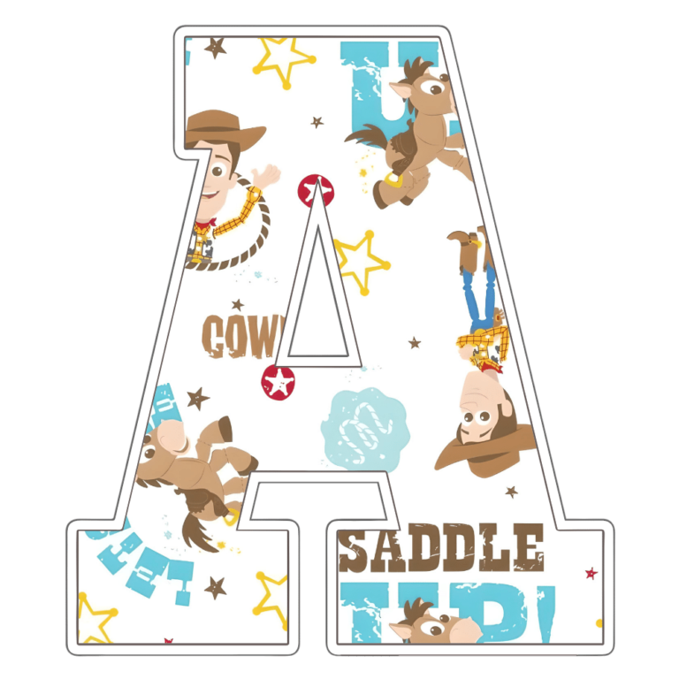 Toy Story Alphabet Letters png 3 - MR ALPHABETS