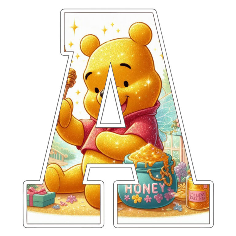 Winnie the Pooh Alphabet Letters png 5 - MR ALPHABETS