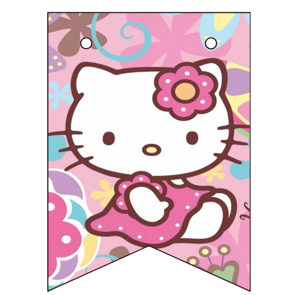 Hello Kitty Birthday Banner - MR ALPHABETS