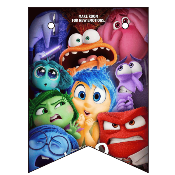Inside Out 2 Birthday Banner - MR ALPHABETS