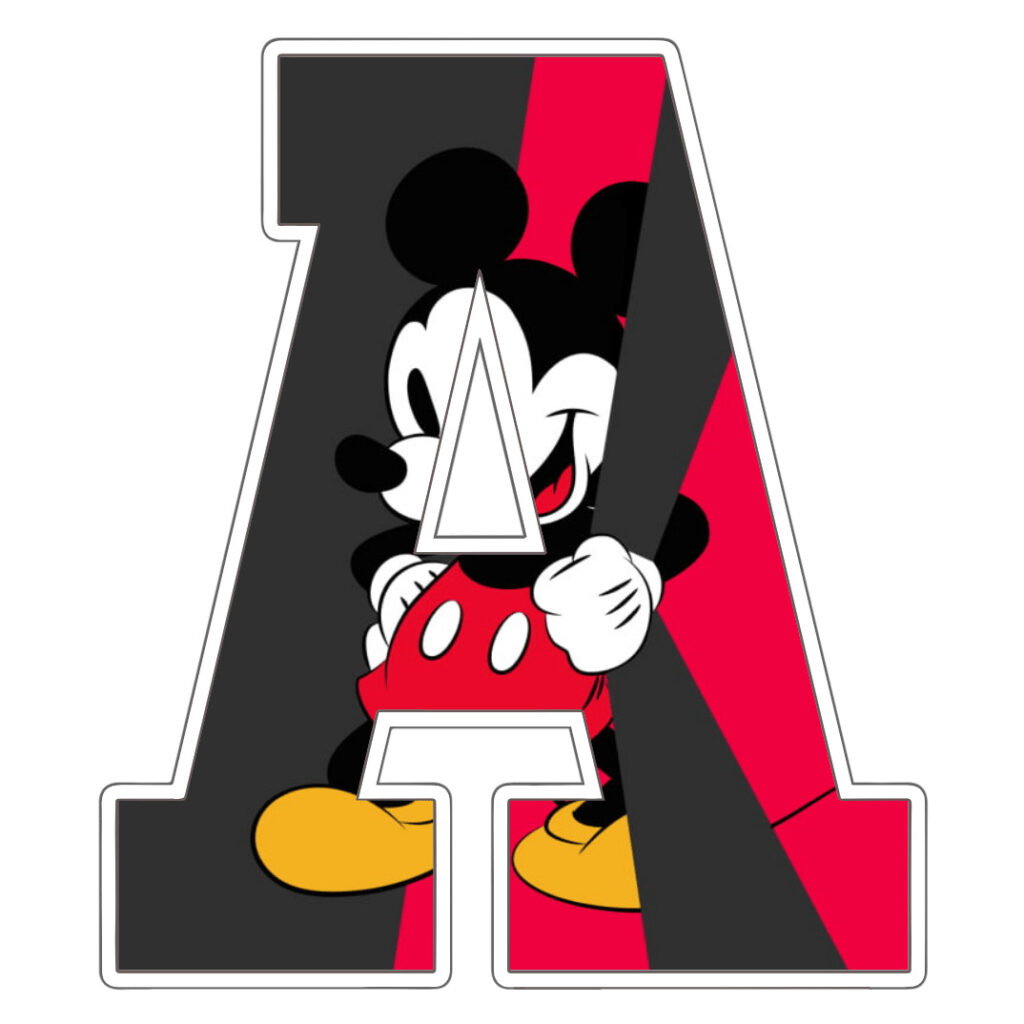Mickey Mouse Alphabet Letters png 3 - MR ALPHABETS